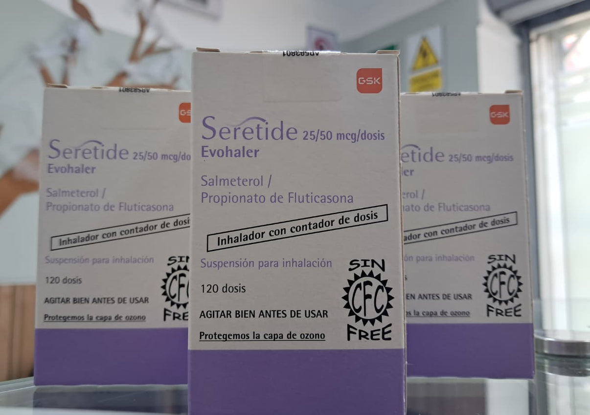 SERETIDE 25/50MCG INHALADOR - FRASCO 120DSS – qhalisalud medicos